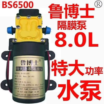 农用电动喷雾器高压水泵大功率12v高压智能型电动喷雾器电机水泵