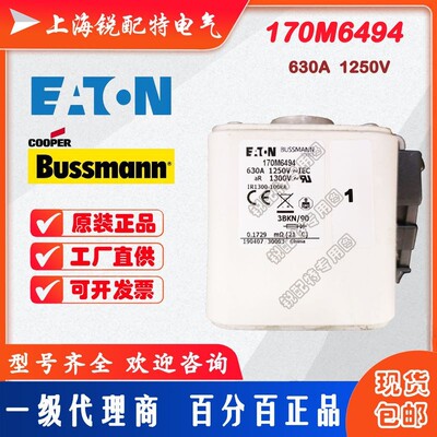 170M6494快速熔断器 1250V 630A 巴斯曼BUSSMANN快速熔断器