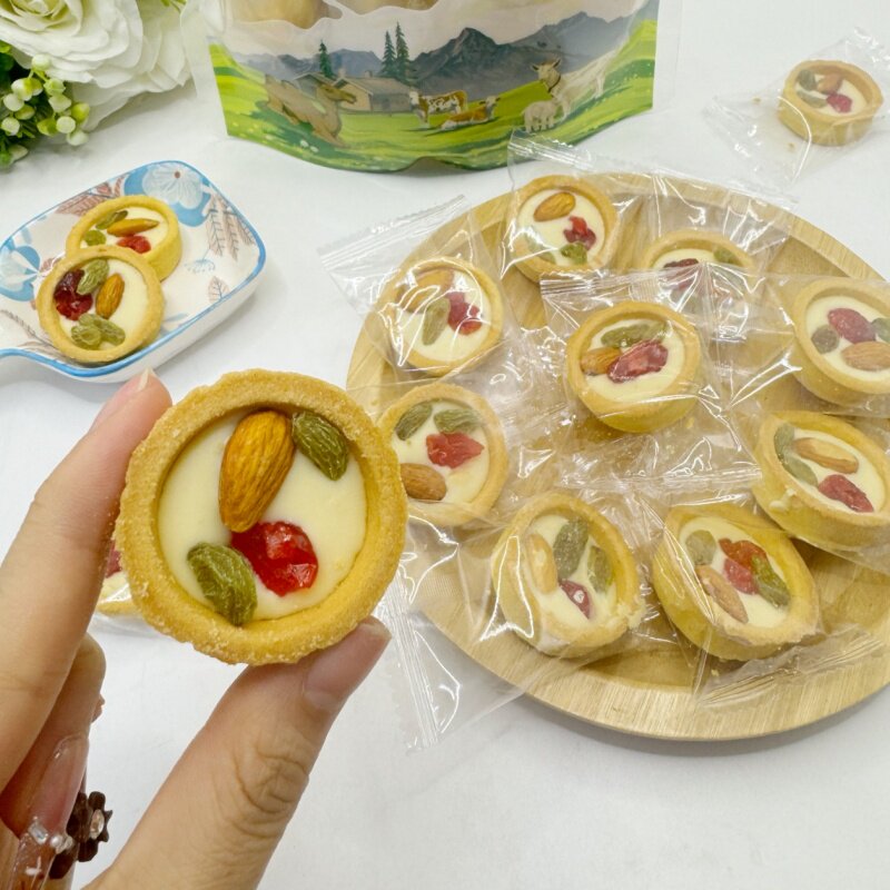 新疆西域皇后酸奶坚果挞500g代可可脂巧克力制品零食独立包装