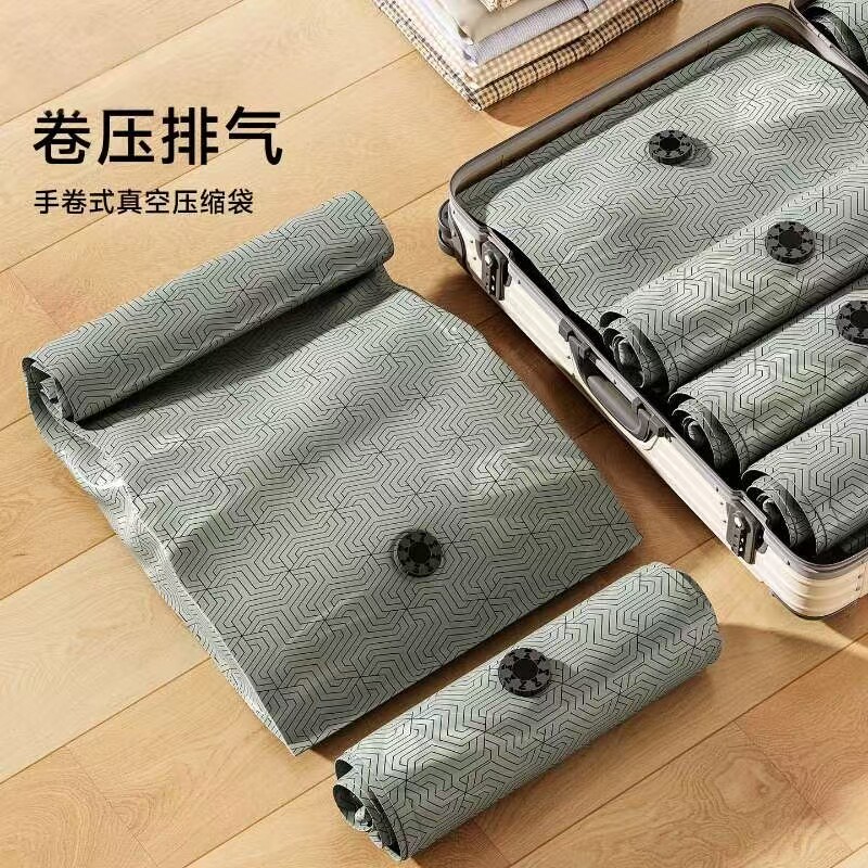 新款加厚免抽气立体真空压缩袋行李箱衣服专用旅行衣物内衣收纳袋