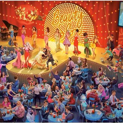 castorland 欧洲进口拼图2000片选秀比赛
