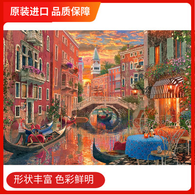 波兰进口拼图威尼斯油画成人