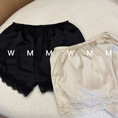 WMM蕾丝边安全裤女新款休闲百搭韩版时尚气质舒适显瘦短裤夏季