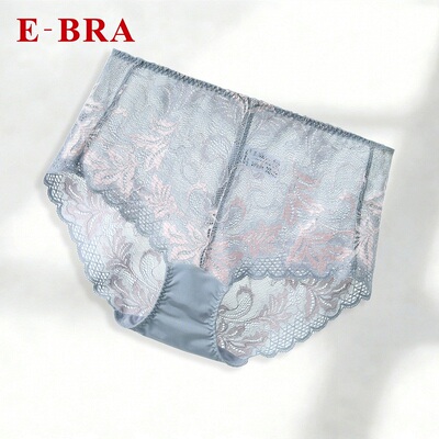 安莉芳旗下E-BRA蕾丝花边中腰女士三角内裤KP00088