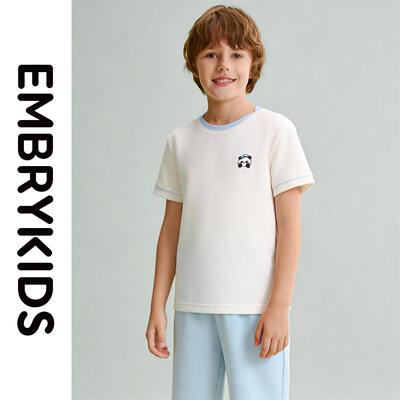 套头莫代尔衣男EmbryKids夏季