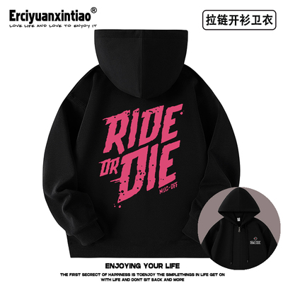 PMuc-Off土坡卫衣ride or die速降骑行服男女秋季拉链开衫衣服潮
