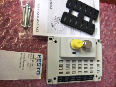 费斯托FESTO 阀岛端板盖 CPV18-GE-FB-4 18201 现货