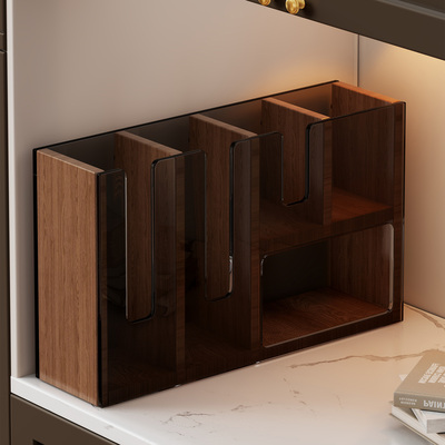 一次性杯子置物架吧台奶茶杯收纳