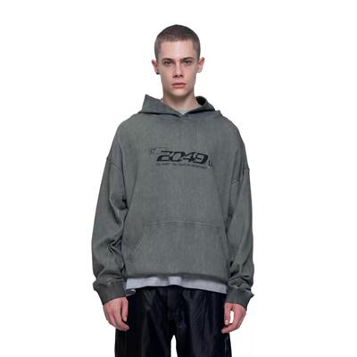 CAG  2049AD水洗帽衫 连帽卫衣