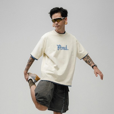 FUTUREMADE三色FTMD竹节棉短袖