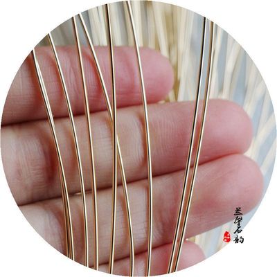 包金保色半硬光面铜线