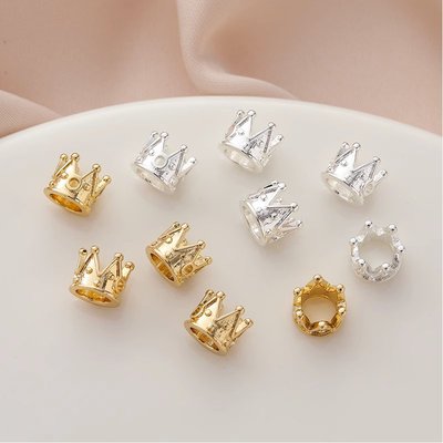 临兰铜包金镀金保色皇冠配饰