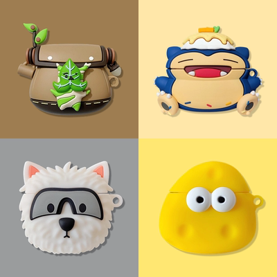 适用vivo tws4保护套iqootwsair3西高地犬a4卡比兽3e塞尔达3i奶酪vivotwsair蓝牙耳机壳air2硅胶pro防摔1e 1i