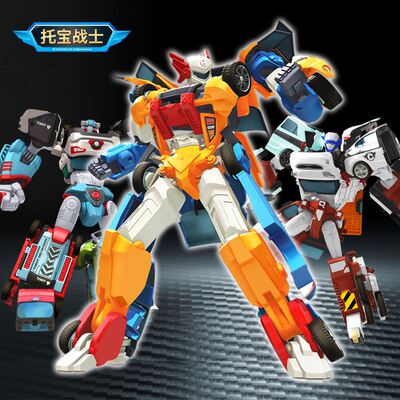韩国正版TOBOT托宝兄弟变形汽车机器人战士冒险6岁10以上男孩玩具