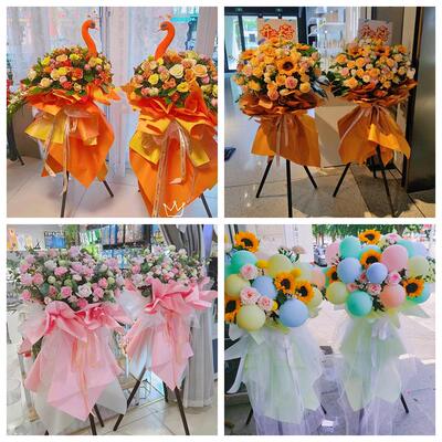 新店开张开业花篮河北廊坊市安次区广阳区固安县同城速递鲜花庆典