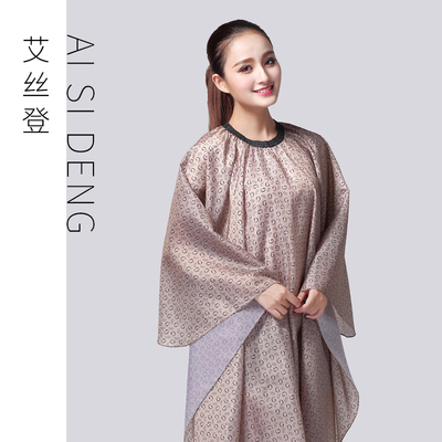 夏季薄款加长美发围布不沾发