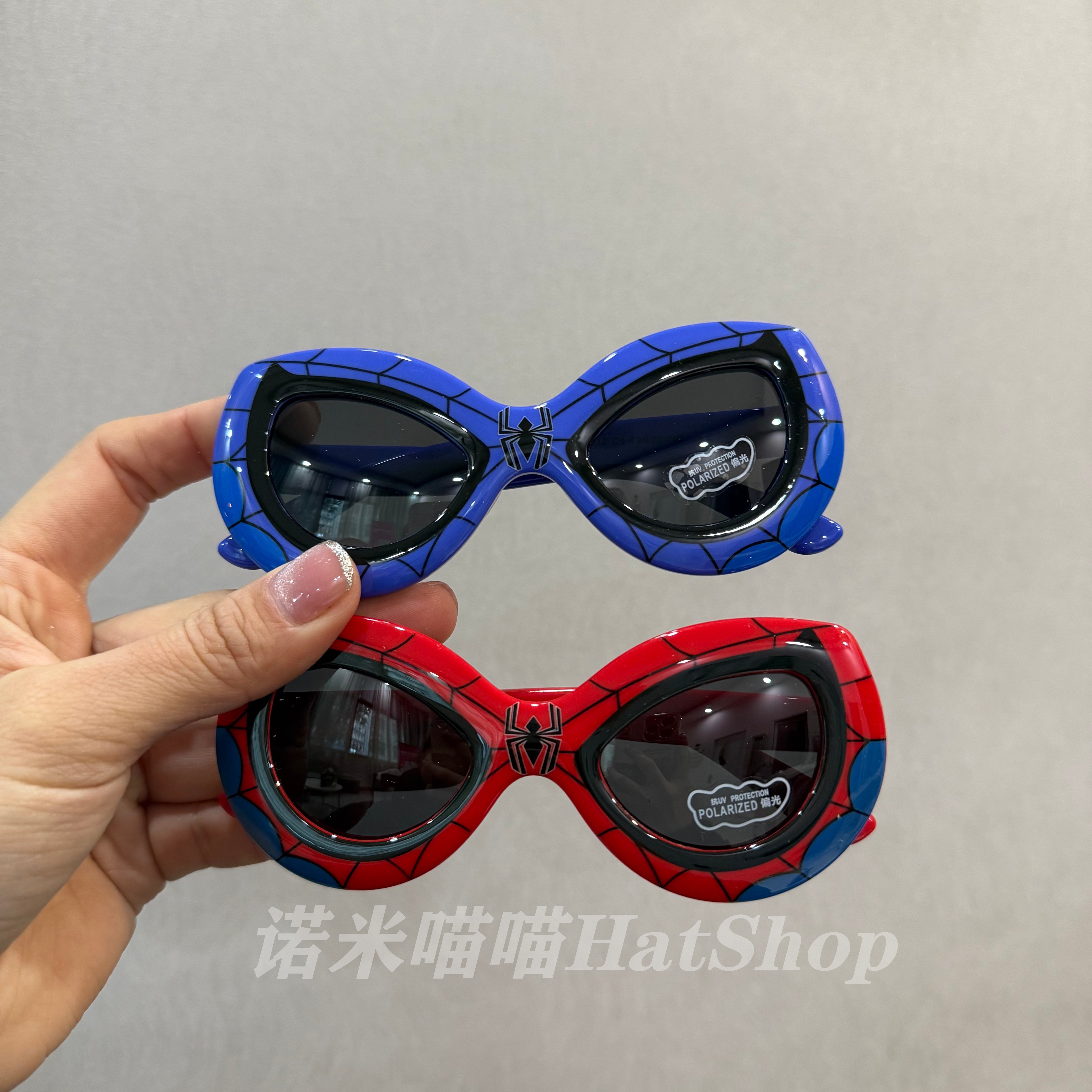 儿童偏光太阳镜蜘蛛侠男女童卡通墨镜偏光防晒眼镜潮酷时尚墨镜