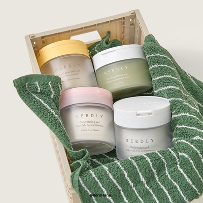 Needly妮德丽清透爽肤清洁棉片抗豆修护棉片温和补水去角质护理