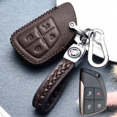 别克昂科威plus钥匙套真皮2021款652T专用钥匙包艾维亚五座七座版