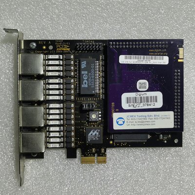 议价Digium语音卡TE4TE410PTE420