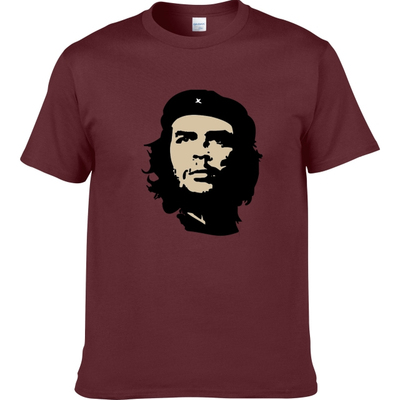 Che Guevara切格瓦拉人物印花夏季大码纯棉男女短袖圆领上衣T恤衫