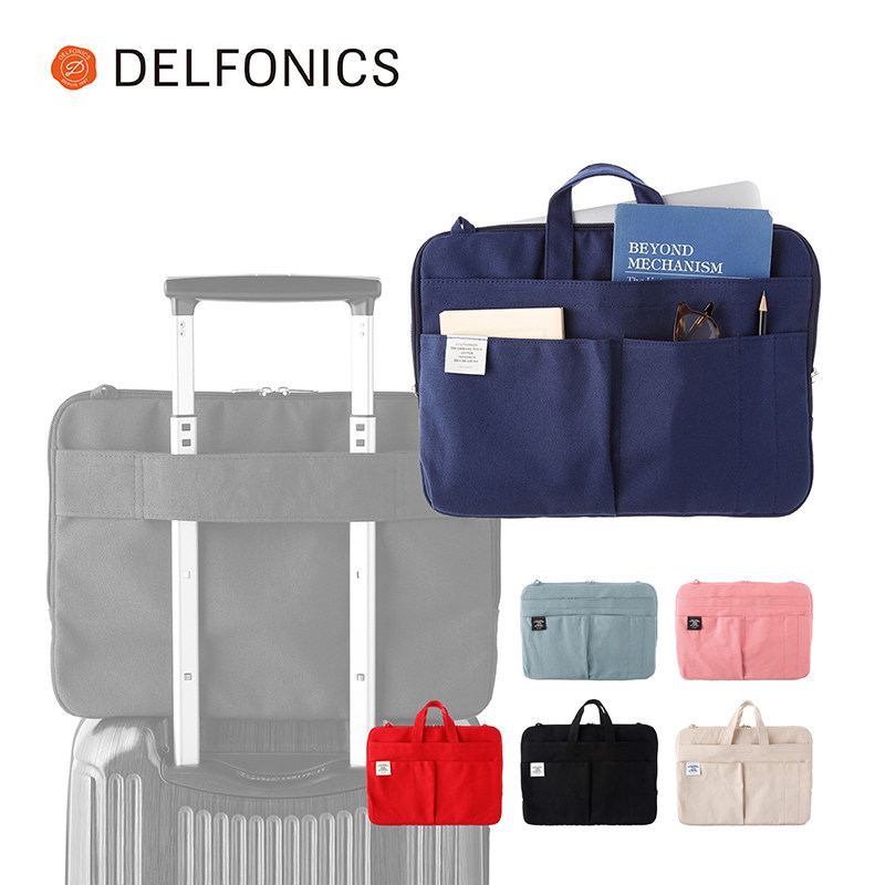 日本DELFONICS A4尺寸13寸笔记本电脑包办公包内胆包手拎包收纳包_虎窝淘