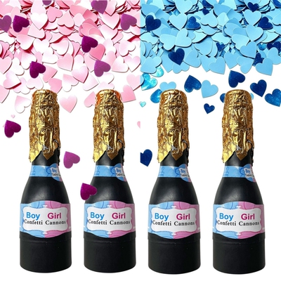 BOY OR GIRL 宝宝性别揭示迎婴派对小香槟礼花 GENDER REVEAL