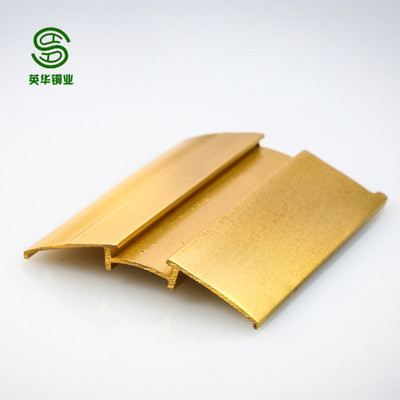 英华铜业别墅铜门铜材挤压加工厂家定做h59铜型材挤压异形材型材