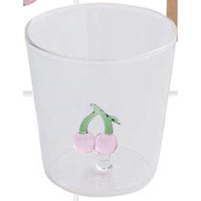 热销bisque/fruitsmarche耐热玻璃水果市夏日手握杯(樱桃)