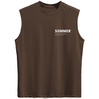 100%纯棉背心透气吸汗不易起球