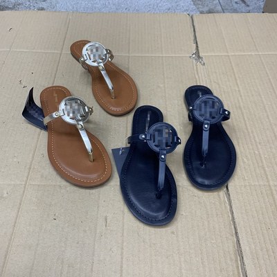 外贸原单平底夹趾拖鞋夏季新款罗马凉鞋复古人字舒适休闲百搭