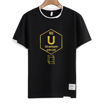 化学元素周期表短袖t恤衫