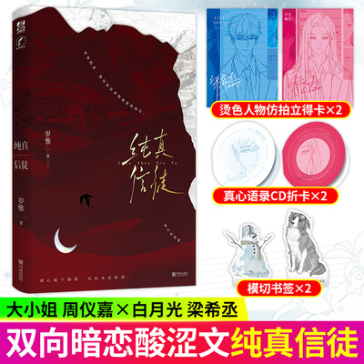 印特签 纯真信徒 岁惟著 青春暗恋破镜重圆都市言情小说实体书钟仪襄梁希丞细腻校园到都市爱恋晋江人气作品青春文学读物