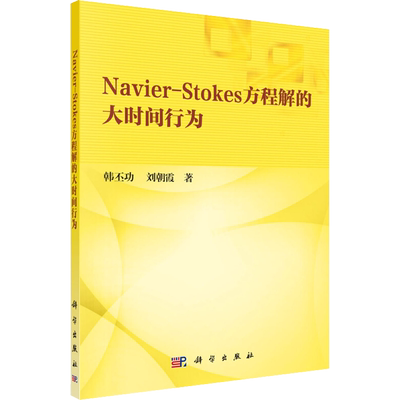 Navier-Stokes方程解的大时间行为 韩丕功,刘朝霞 著 数学专业科技 新华书店正版图书籍 科学出版社