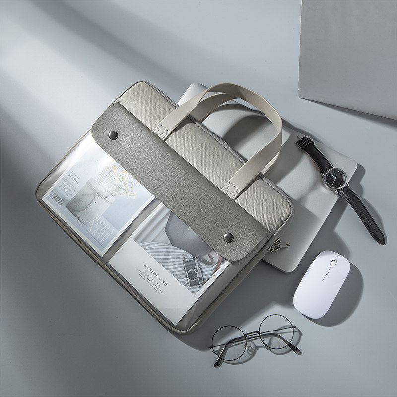 苹果笔记本电脑手提包2021新款适用macbook13.3女14男15.6英寸12保护套air13寸ins简约时尚通勤pro内胆包16.1_虎窝淘