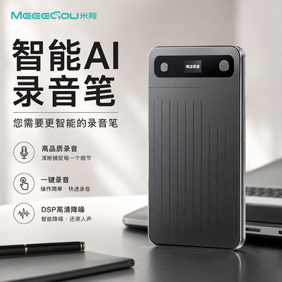 米狗（MEEE GOU）AI录音智能录音笔会议记录智能设备MAI16