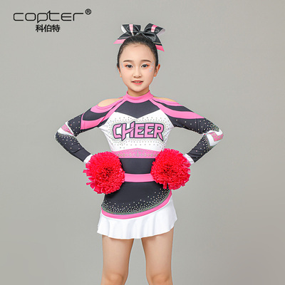 COPTER中小学生啦啦队演出服花球啦啦操技巧拉拉队比赛服现货