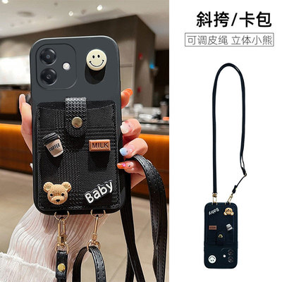 适用OPPOA3i手机壳PGAM10ins风爱心艺术个性硅胶彩绘小众女款卡包