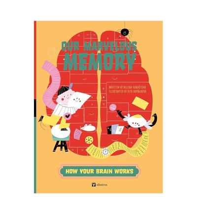 【预售】我们奇妙的记忆 【How Your Brain Works】Our Marvelous Memory英文进口原版儿童绘本图书Albatros Media百科