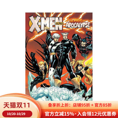 【预售】漫威 X战警：天启时代 卷1——阿尔法（新印刷版2） X-Men: Age of Apocalypse Vol. 1  英文进口原版漫画Andy Kubert外文
