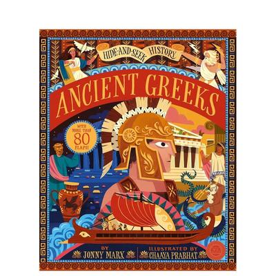 【现货】翻翻学历史：古希腊 多层翻翻页设计 Hide and Seek History: Ancient Greeks 英文进口原版儿童趣味