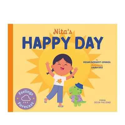 【预售】【情绪晴雨表】妮塔快乐的一天 【Feelings Forecast】Nita's Happy Day 英文进口原版儿童绘本图书Megan Borgert-Spaniol