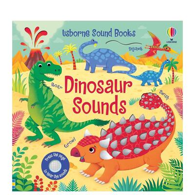【预售】恐龙的声音Dinosaur Sounds英文进口原版儿童趣味图书Sam Taplin and Federica Lossa3-6岁