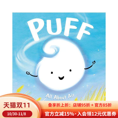 【现货】普夫 Puff 英文进口原版儿童绘本EmilyKate Moon合适6-9岁 外文正版图书