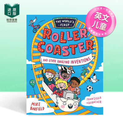 【现货】【蓝彼得图书奖得主Mike Barfield】过山车及其余事物的发明故事The World’s First Rollercoaster英文儿童绘本