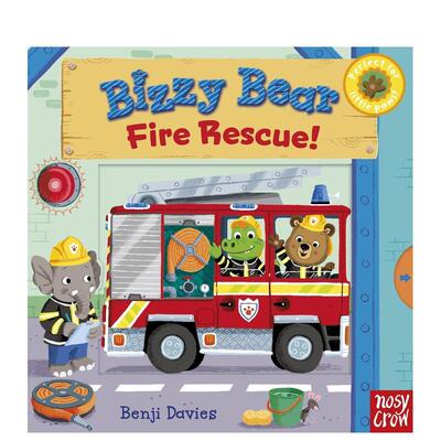 【预售】【Bizzy Bear】Fire Rescue! 【忙碌的小熊】消防救援队 英文进口原版儿童绘本图书 Benji Davies