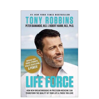 【现货】吸引力法则大师Tony Robbins 生命力 Life Force 英文进口原版商业行销图书Tony Robbins