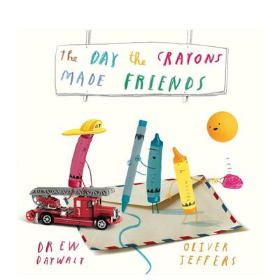 【预售】蜡笔交朋友的那天 The Day the Crayons Made Friends英文进口原版儿童绘本图书Philomel Books
