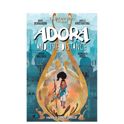【预售】艾朵拉与虚空之渊 Adora and the Distance 英文进口原版儿童漫画图书 青少年奇幻冒险图像小说BERNARDIN MARC