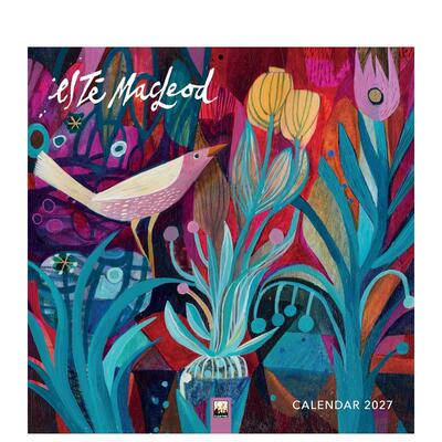【预售】Esté MacLeod装饰花卉画作 2027年挂历（艺术日历） Esté MacLeod Wall Calendar 2027 (Art Calendar) 英文进口原版日
